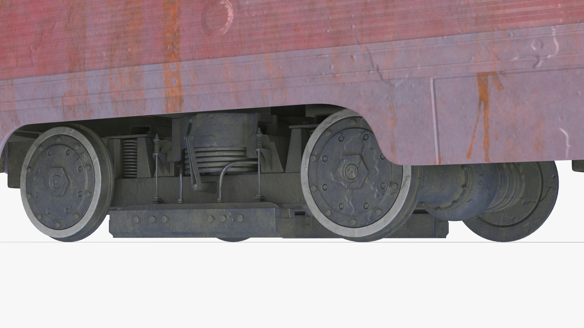 3D Retro Tram KTM-5 Old Rigged Model - TurboSquid 2128332