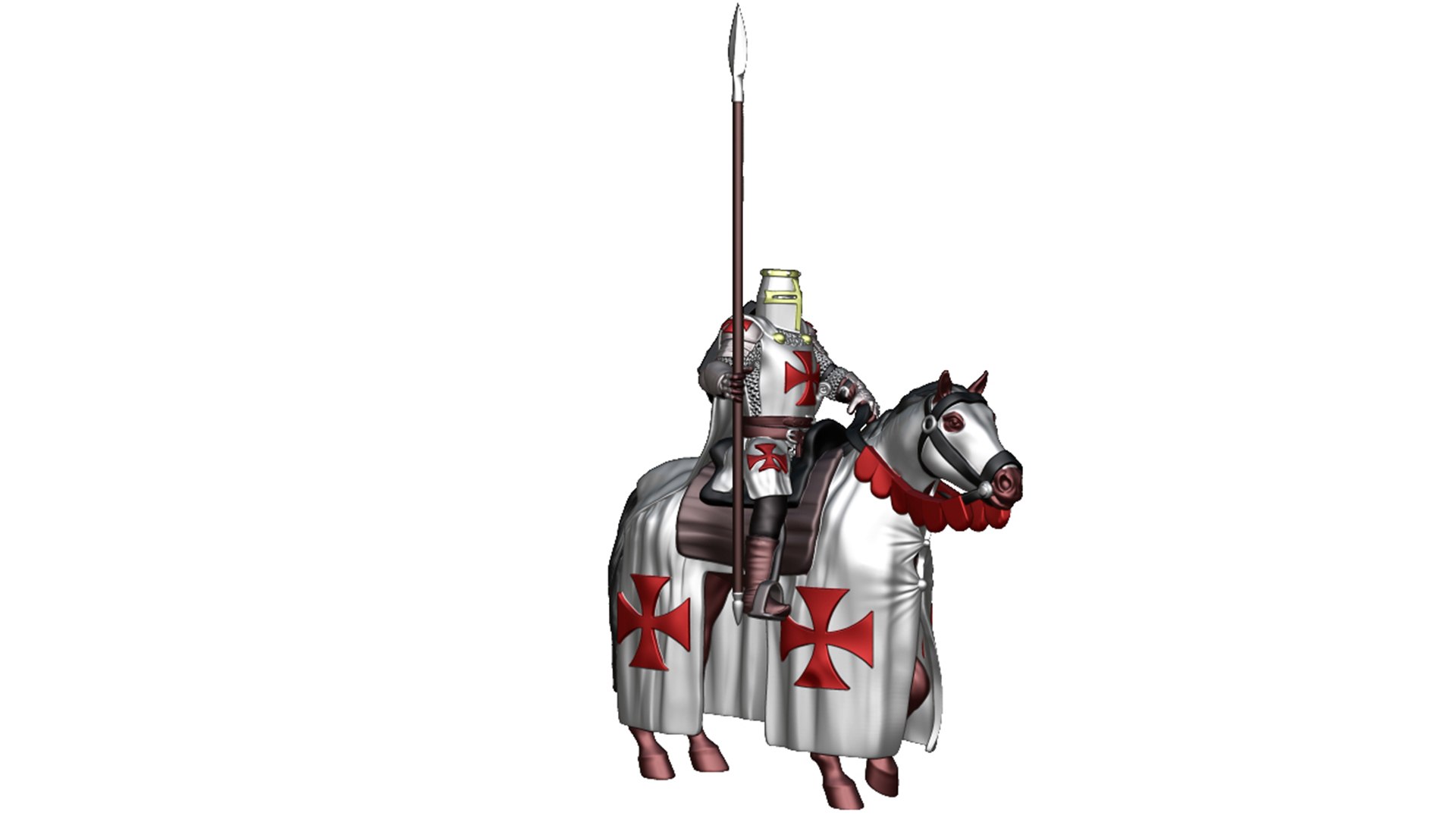 3D Model Templar Cavalry 2 - TurboSquid 2320152