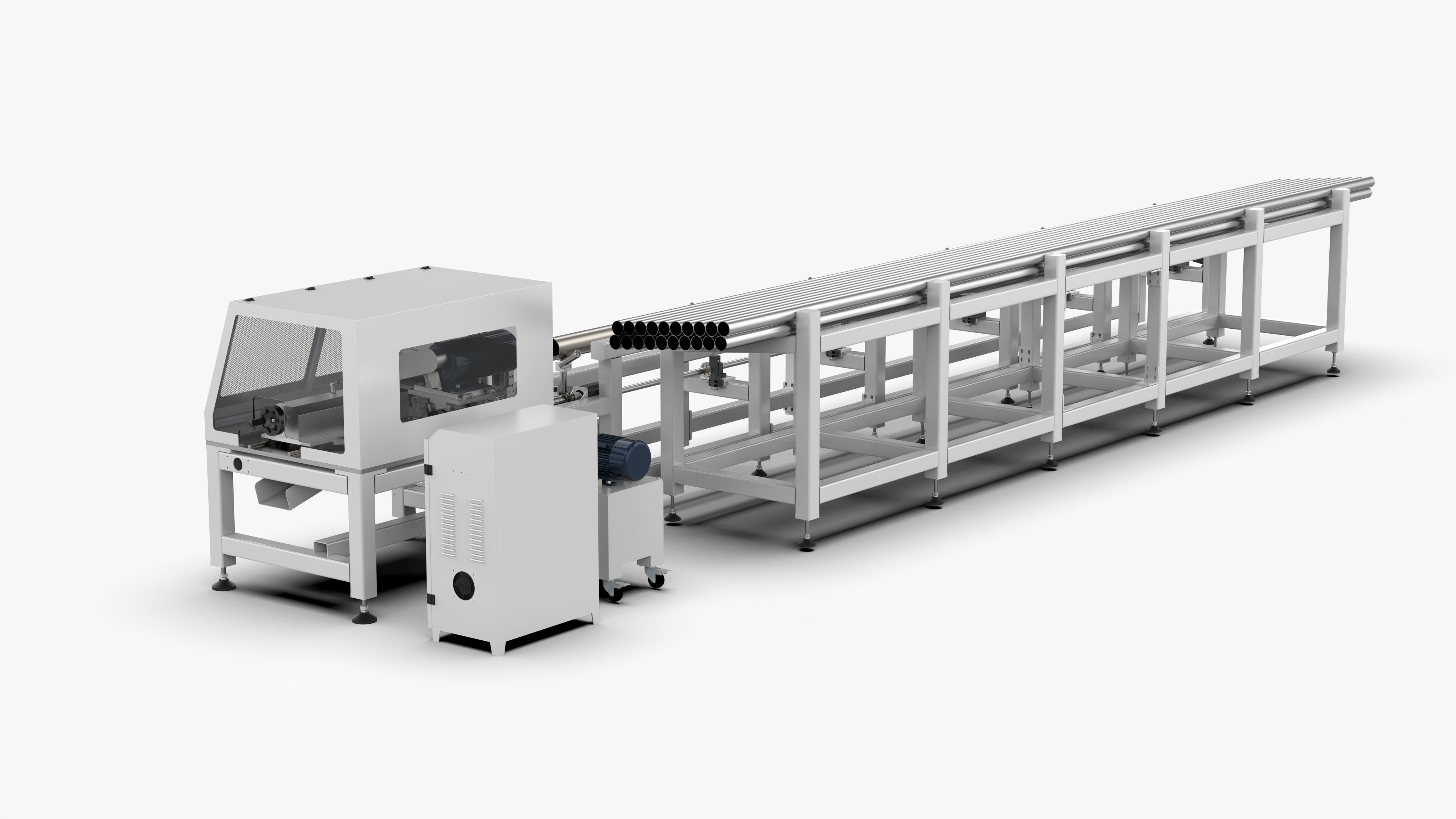 3D Automatic Pipe Cutting Machine - TurboSquid 2014609