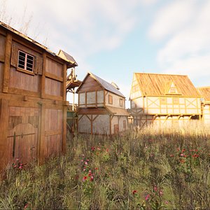 Medieval House Blender Models for Download | TurboSquid