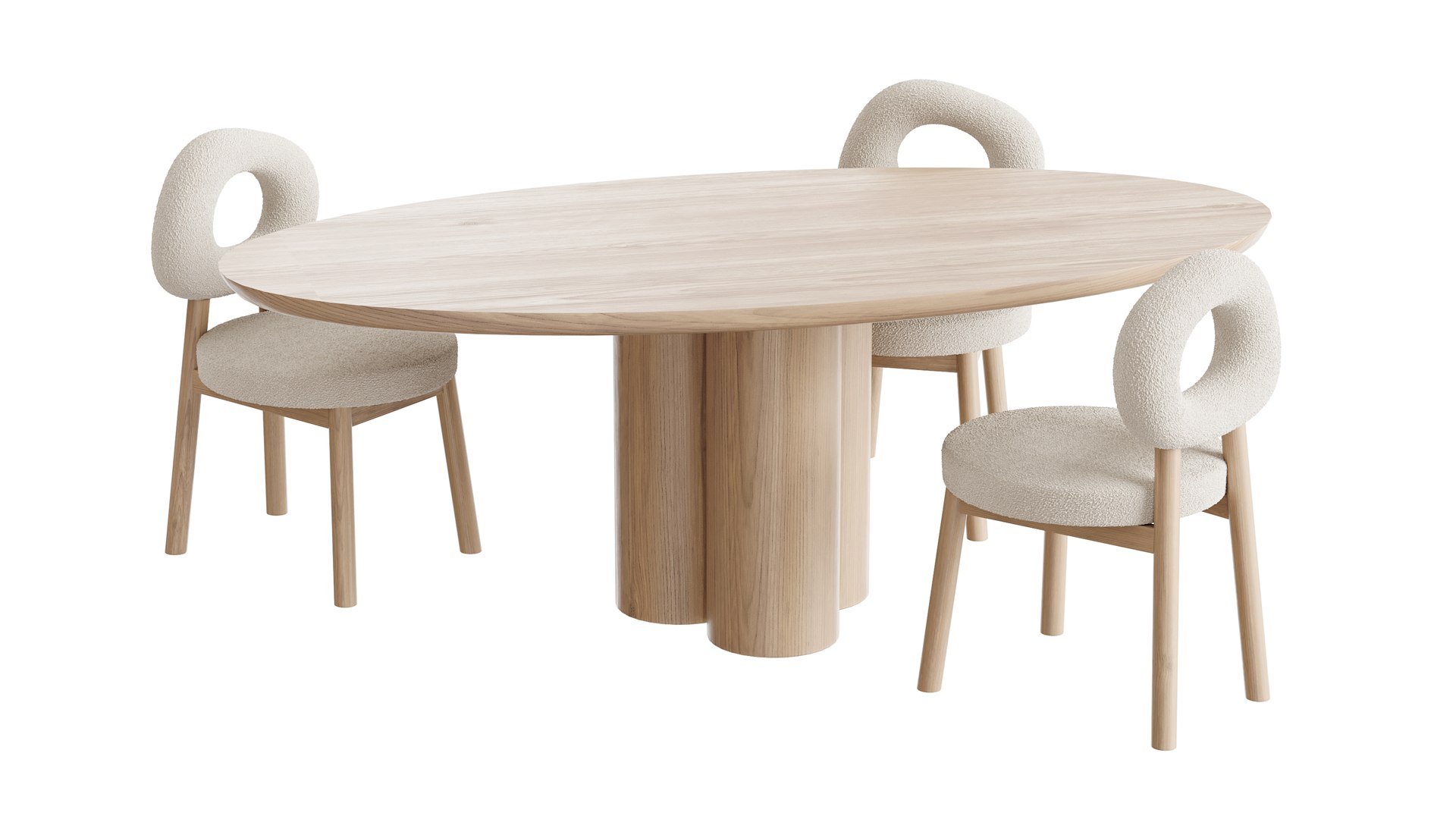 Dining Table MELTON 3D Model - TurboSquid 2411722