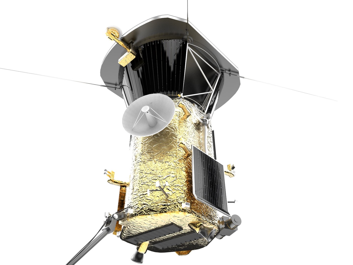 3D Space Probe Parker - TurboSquid 1176500