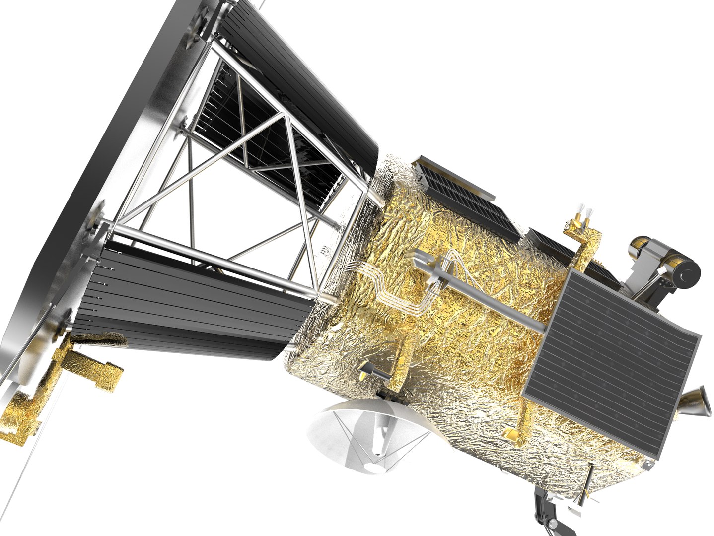 3D Space Probe Parker - TurboSquid 1176500