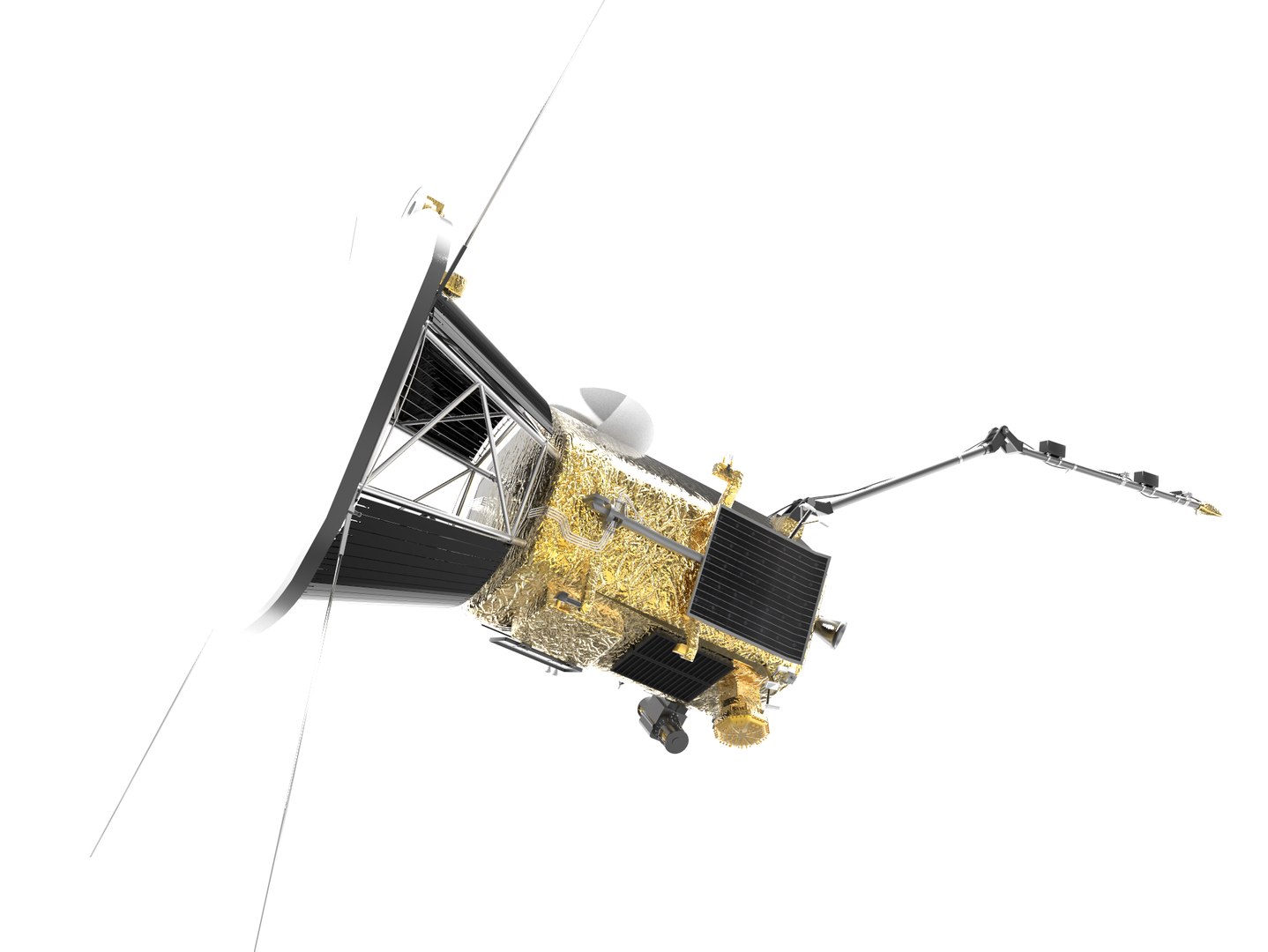 3D Space Probe Parker - TurboSquid 1176500