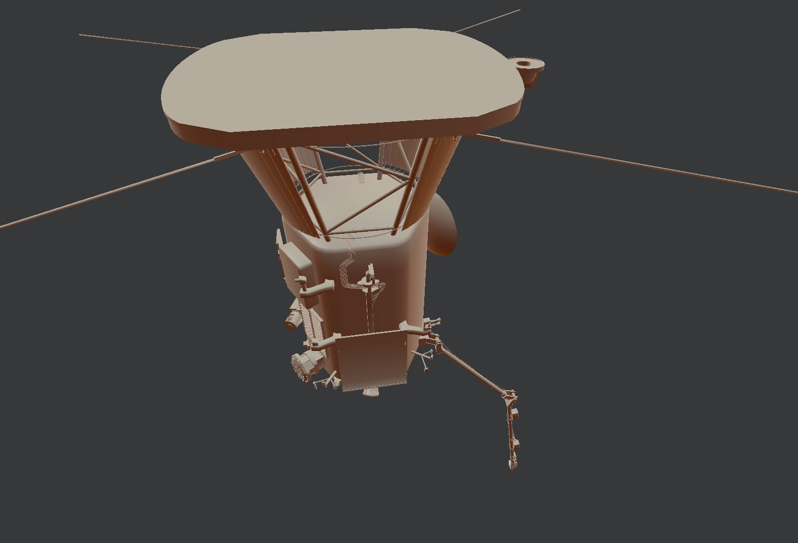 3D Space Probe Parker - TurboSquid 1176500