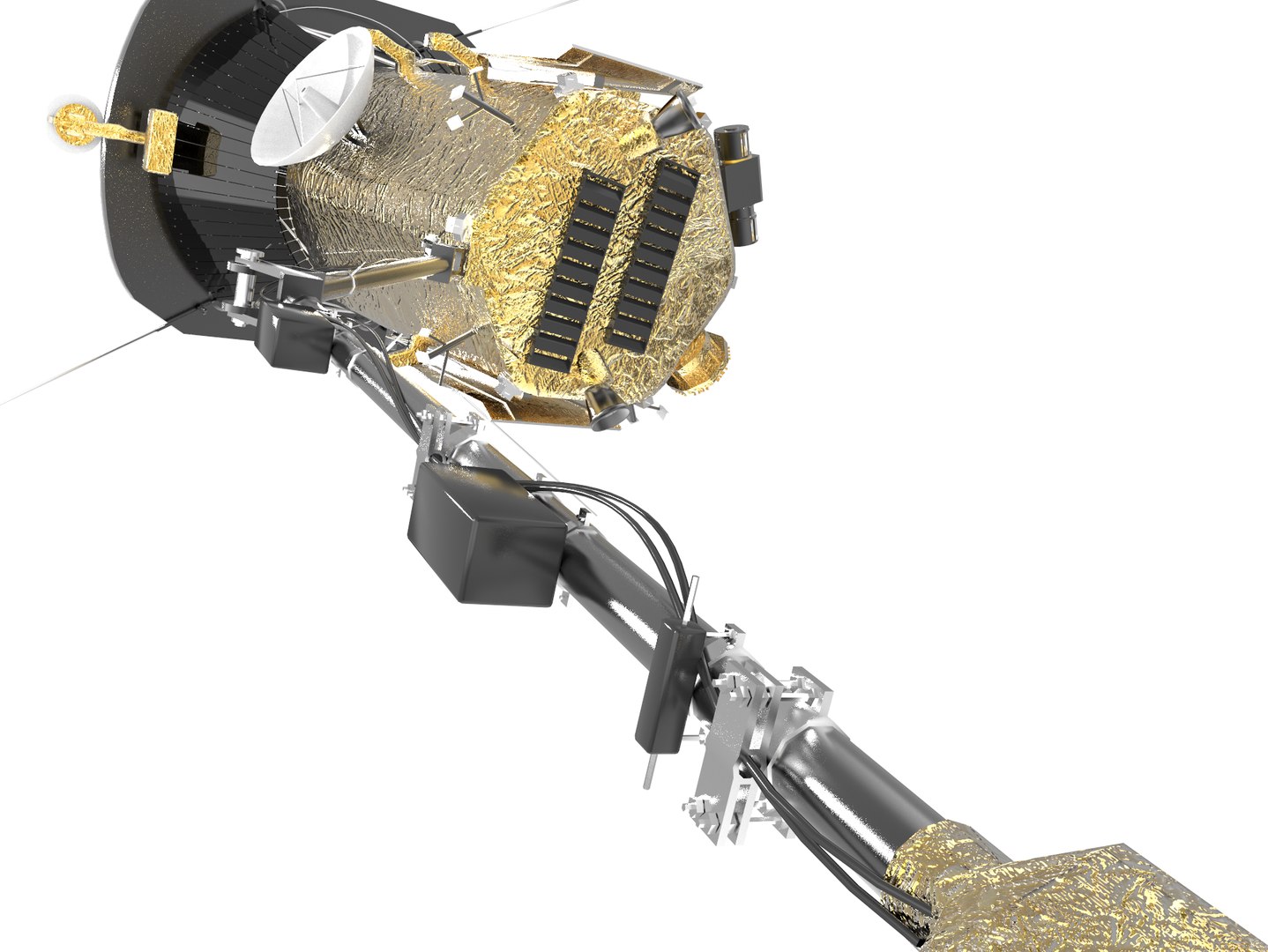 3D Space Probe Parker - TurboSquid 1176500