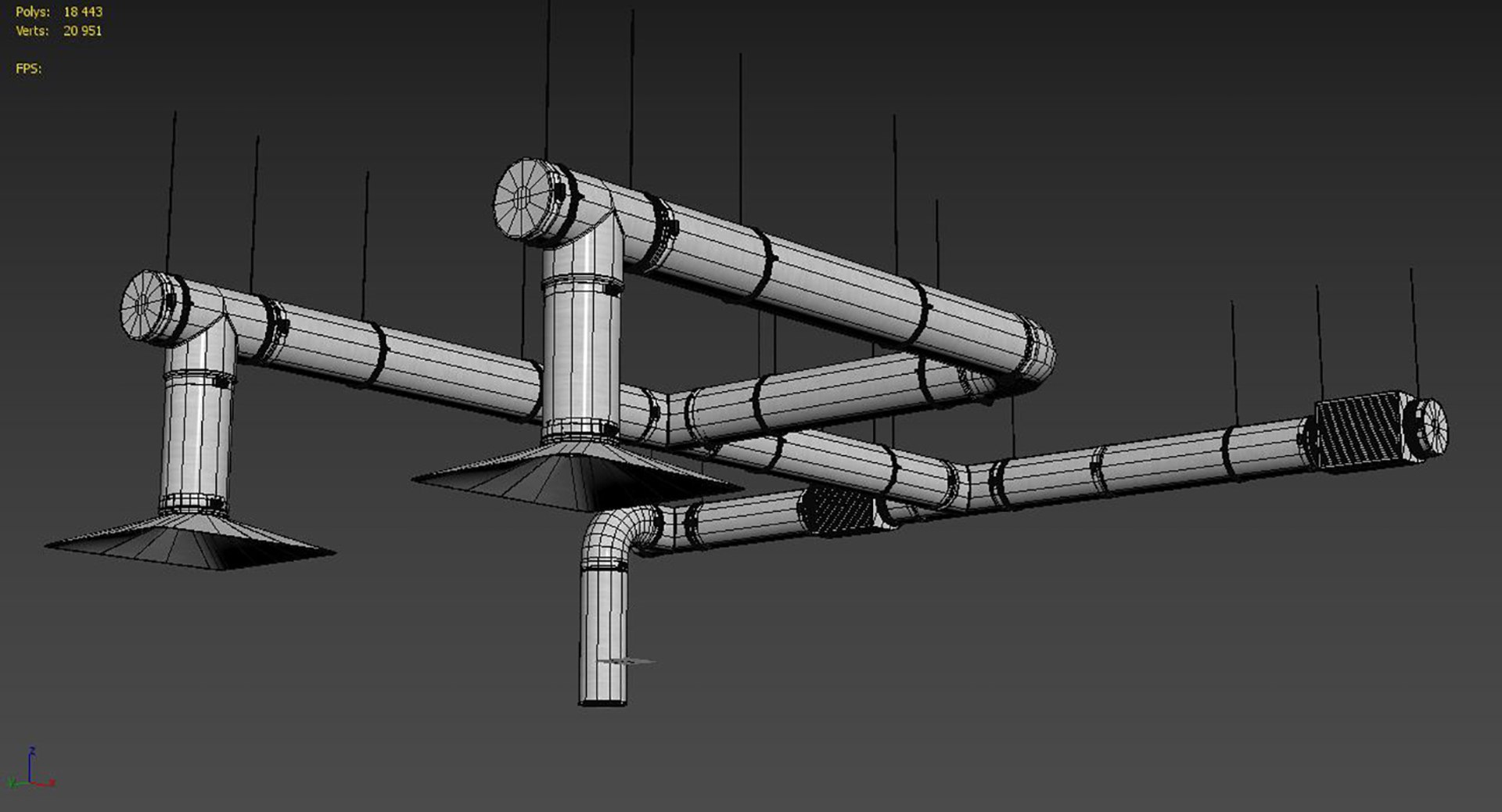 Realistic Ventilation Vent Model - TurboSquid 1238469