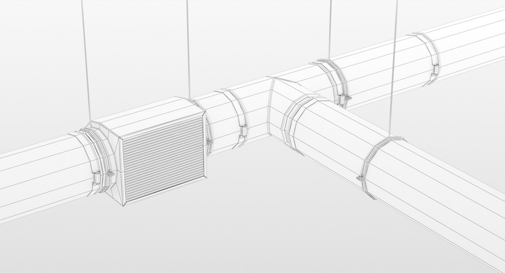 Realistic Ventilation Vent Model - TurboSquid 1238469
