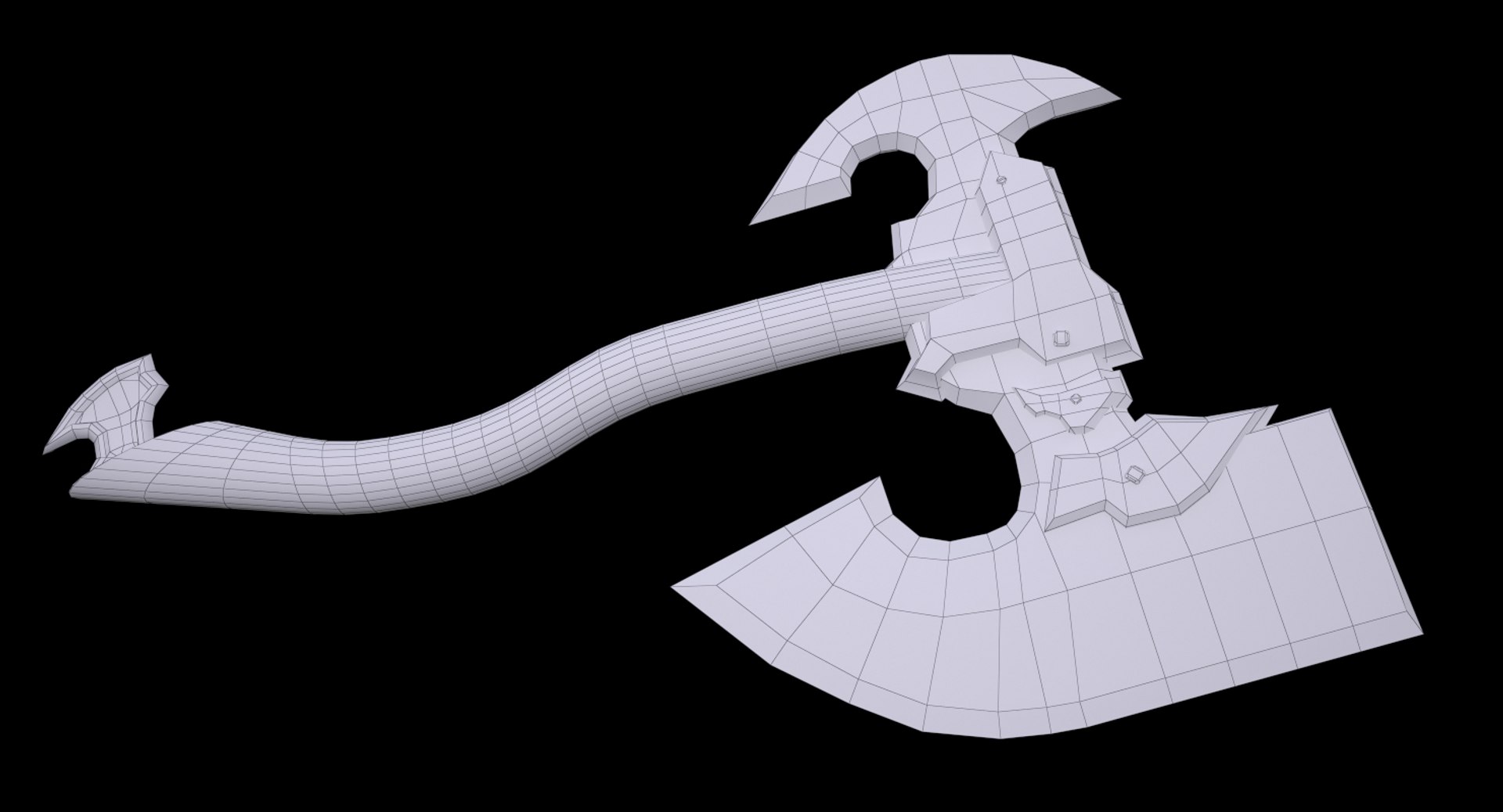 Battle Axe 3D Model - TurboSquid 1379782