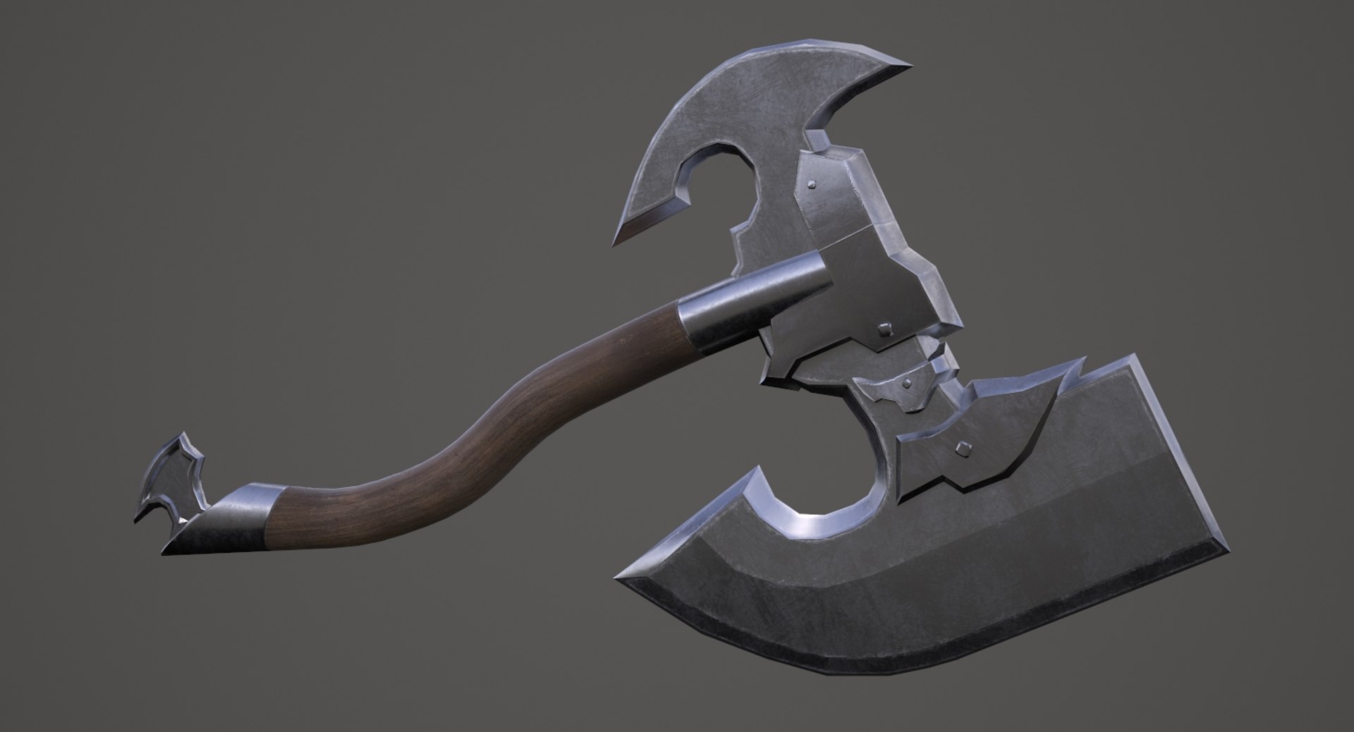 Battle Axe 3D Model - TurboSquid 1379782