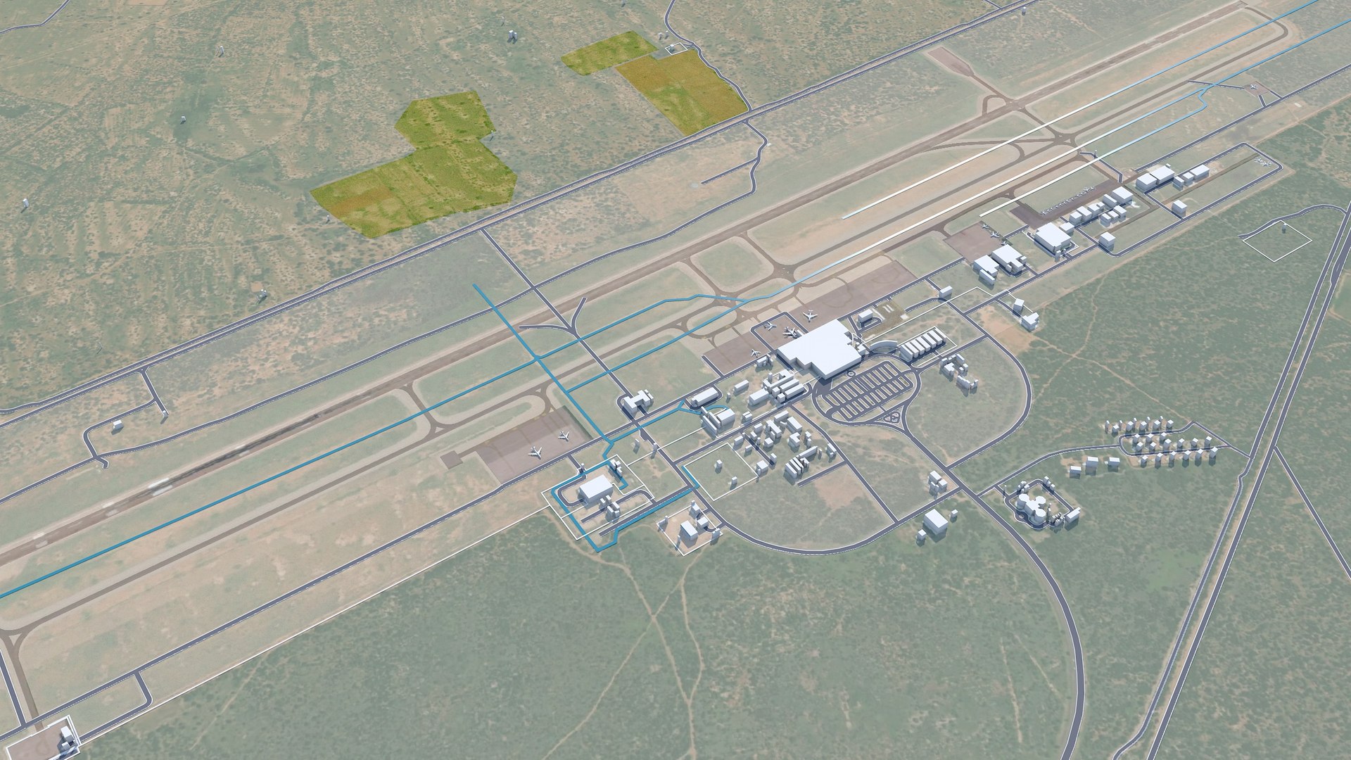 3D Gaborone Botswana - TurboSquid 2194796