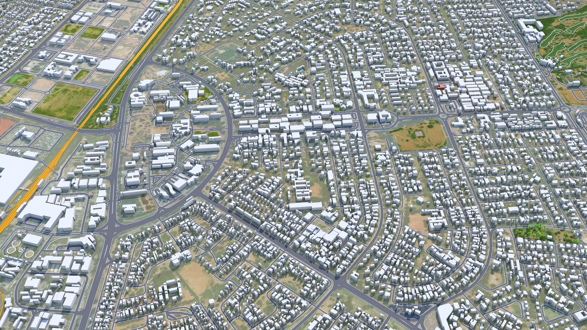 3D Gaborone Botswana - TurboSquid 2194796