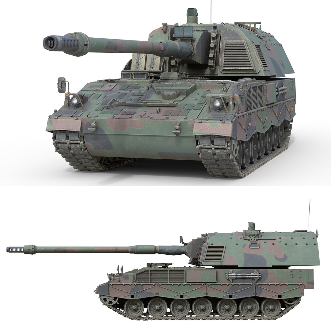 3D Panzerhaubitze 2000 Self Propelled Howitzer Model - TurboSquid 2331410