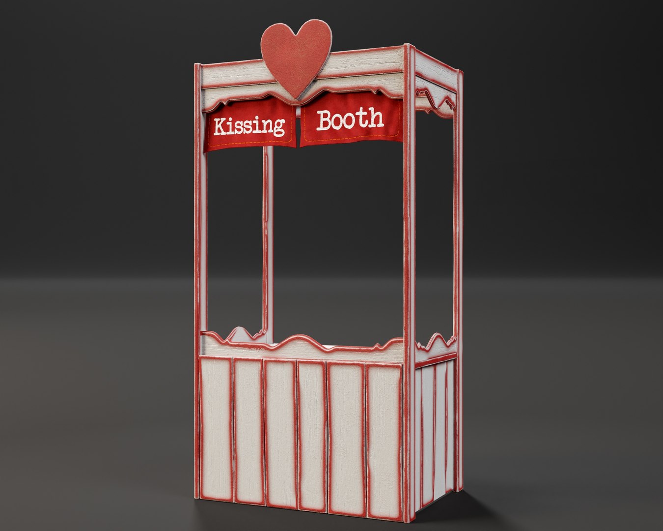 3D Kissing Booth Model - TurboSquid 2355029