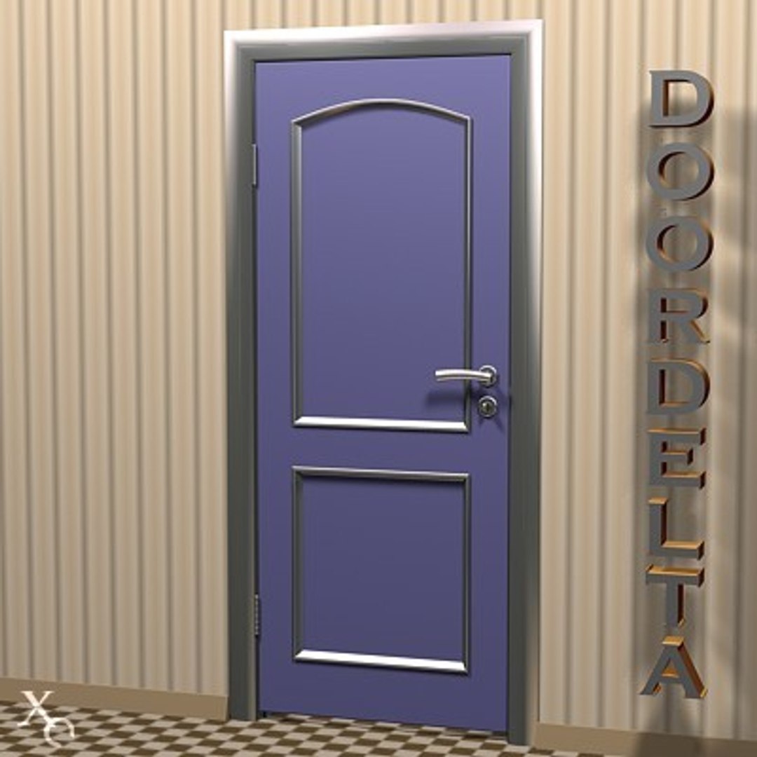 3d model interior door