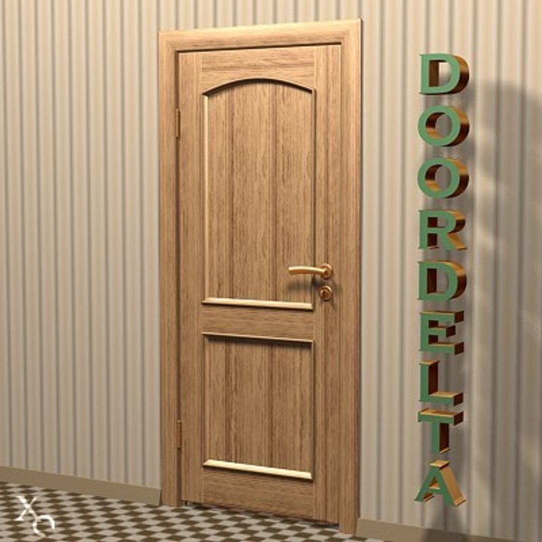 3d model interior door