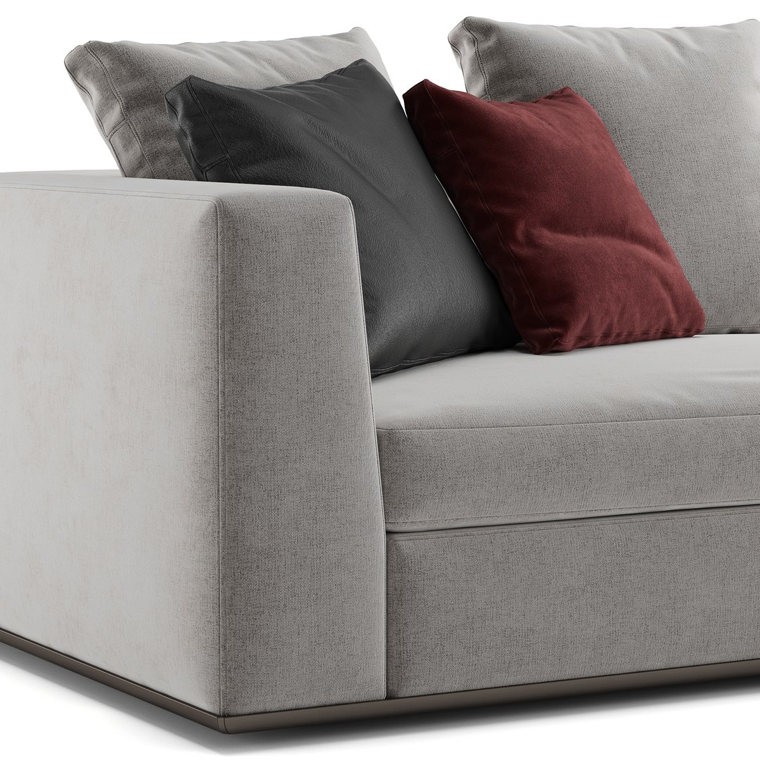3D Minotti Powell Corner Sofa - TurboSquid 1763534