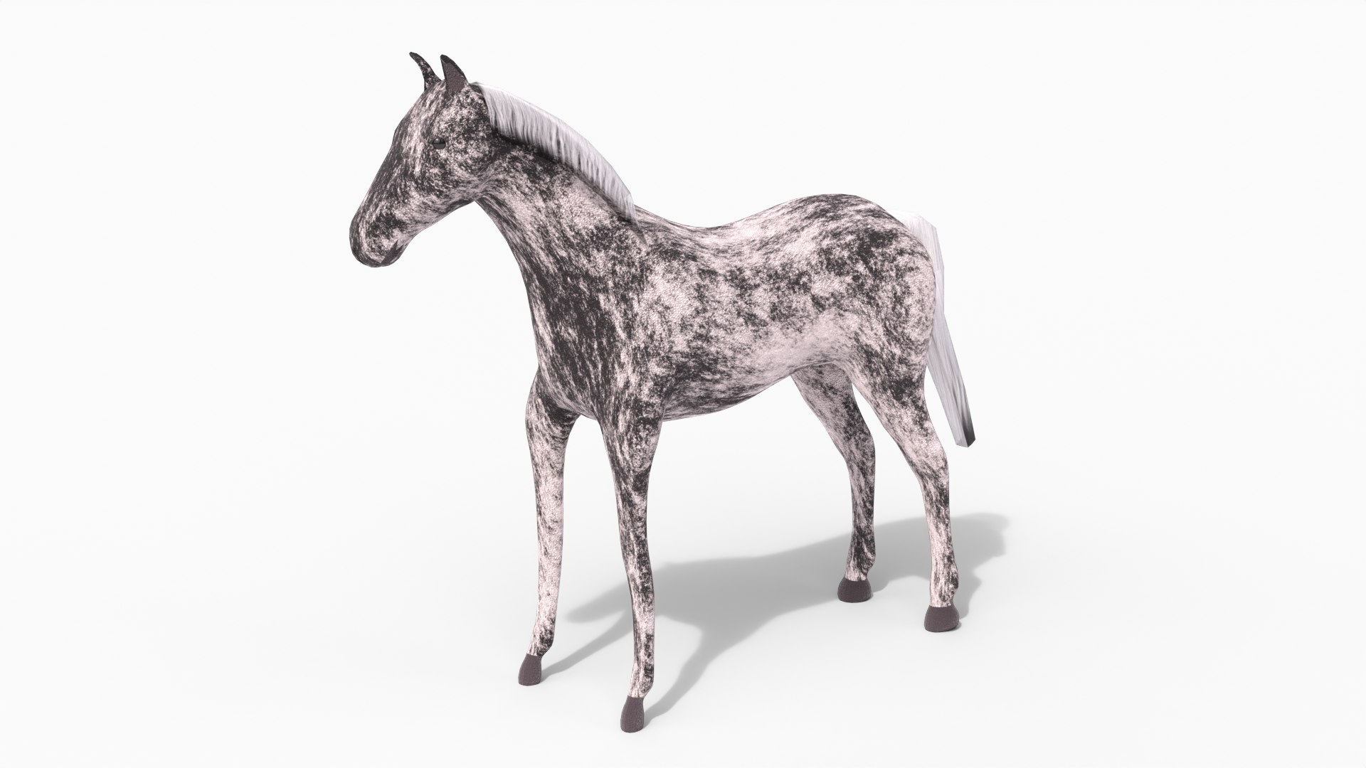 Low Poly Horse 3D Model 3D - TurboSquid 2068655