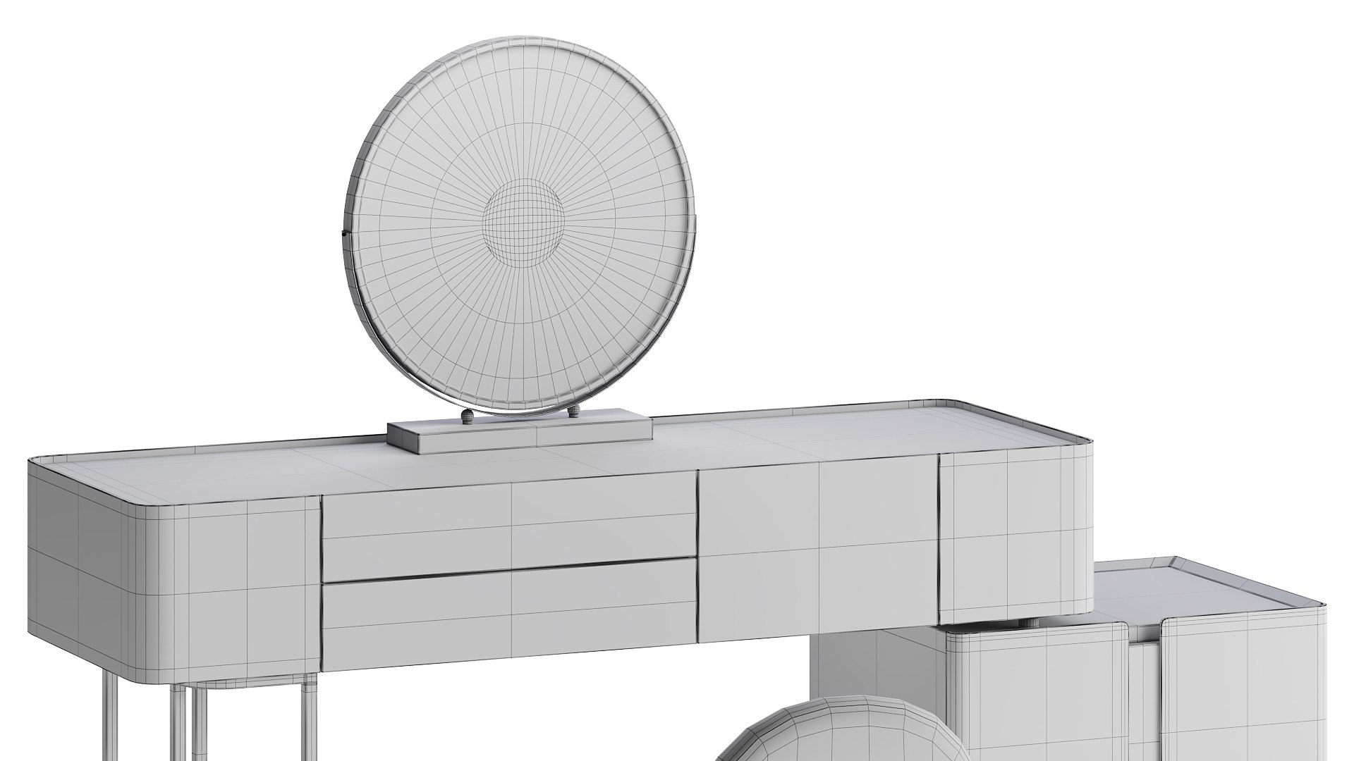 Coiffeuse Zephan 3D Model - TurboSquid 2358691