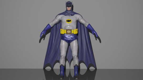 modelo 3d Adam West Batman - TurboSquid 2014184