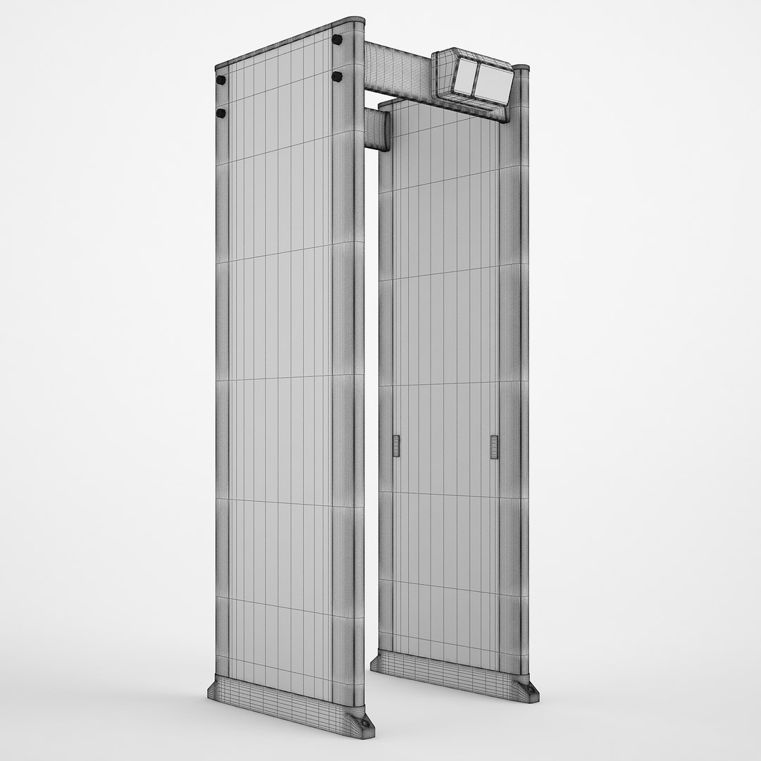 3D Model Door Frame Metal - TurboSquid 1429778