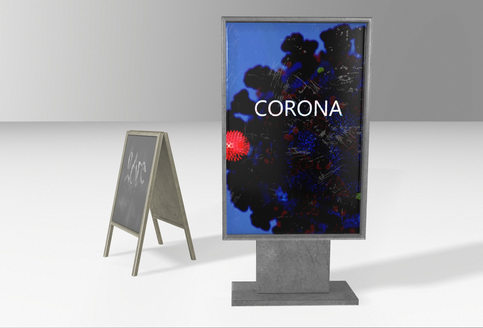 Ad Stands 3D - TurboSquid 1546276