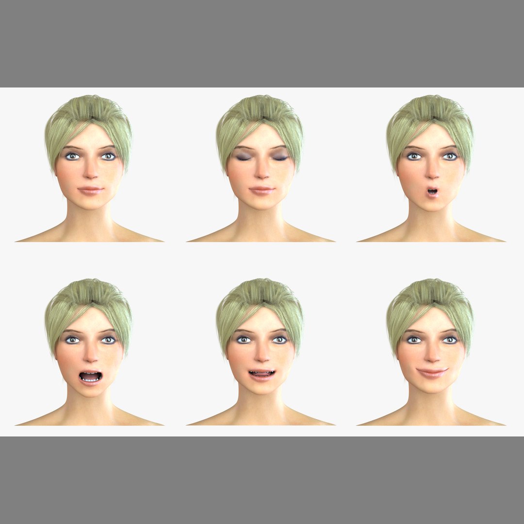 3d Rigged Paris Woman Arnold Model