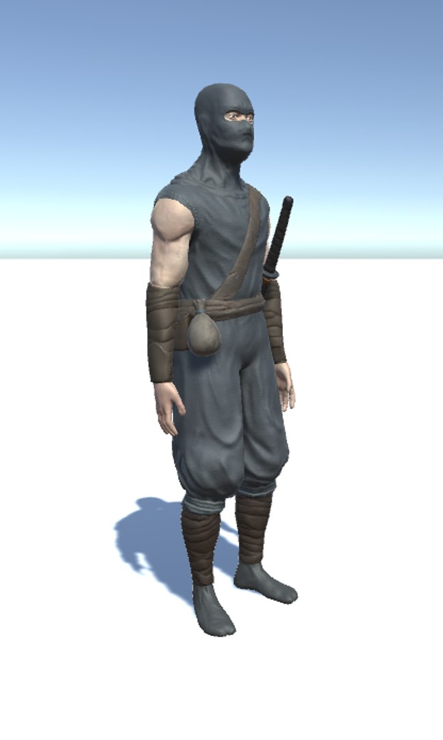 Ninja character morph face 3D | 1142515 | TurboSquid