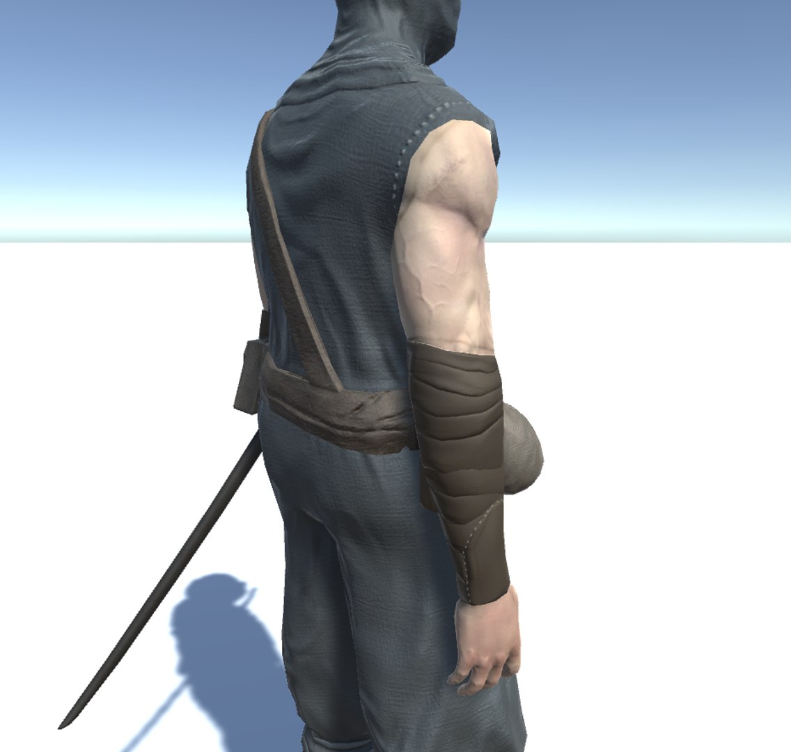 Ninja character morph face 3D | 1142515 | TurboSquid