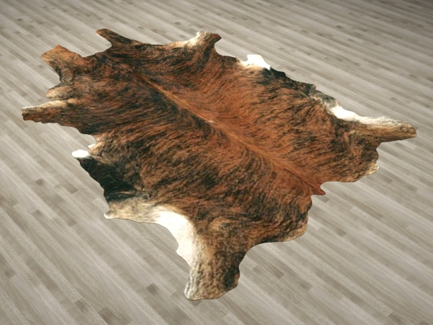 Fur Rug Skin 3d Model