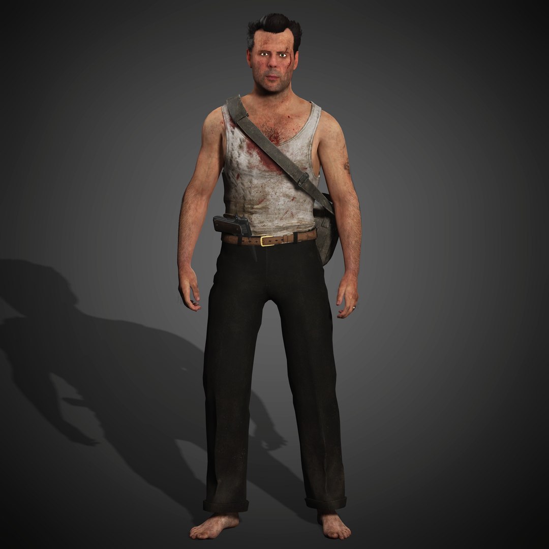 John McClane Character 3D - TurboSquid 2419263