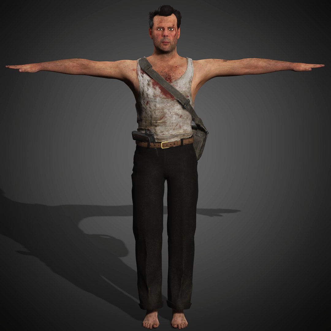 John McClane Character 3D - TurboSquid 2419263