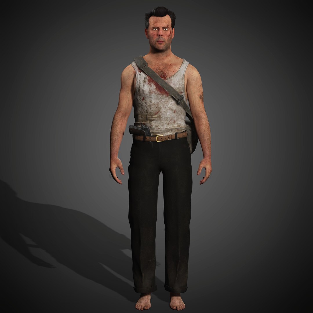 John McClane Character 3D - TurboSquid 2419263