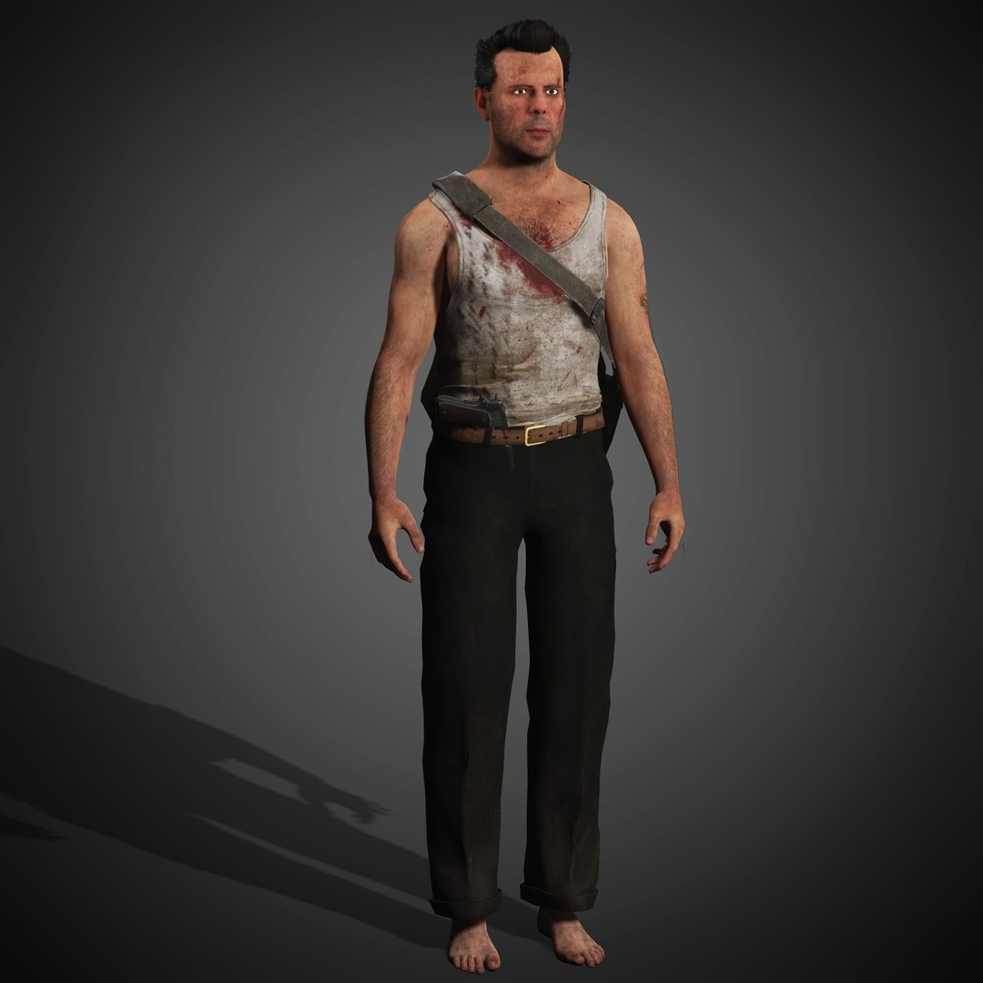 John McClane Character 3D - TurboSquid 2419263