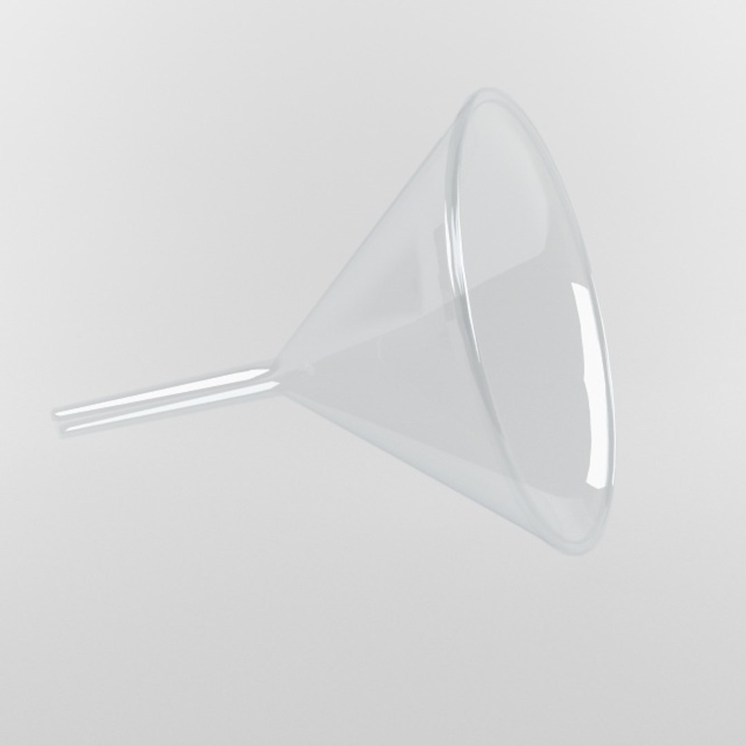 funnel laboratory 3d model