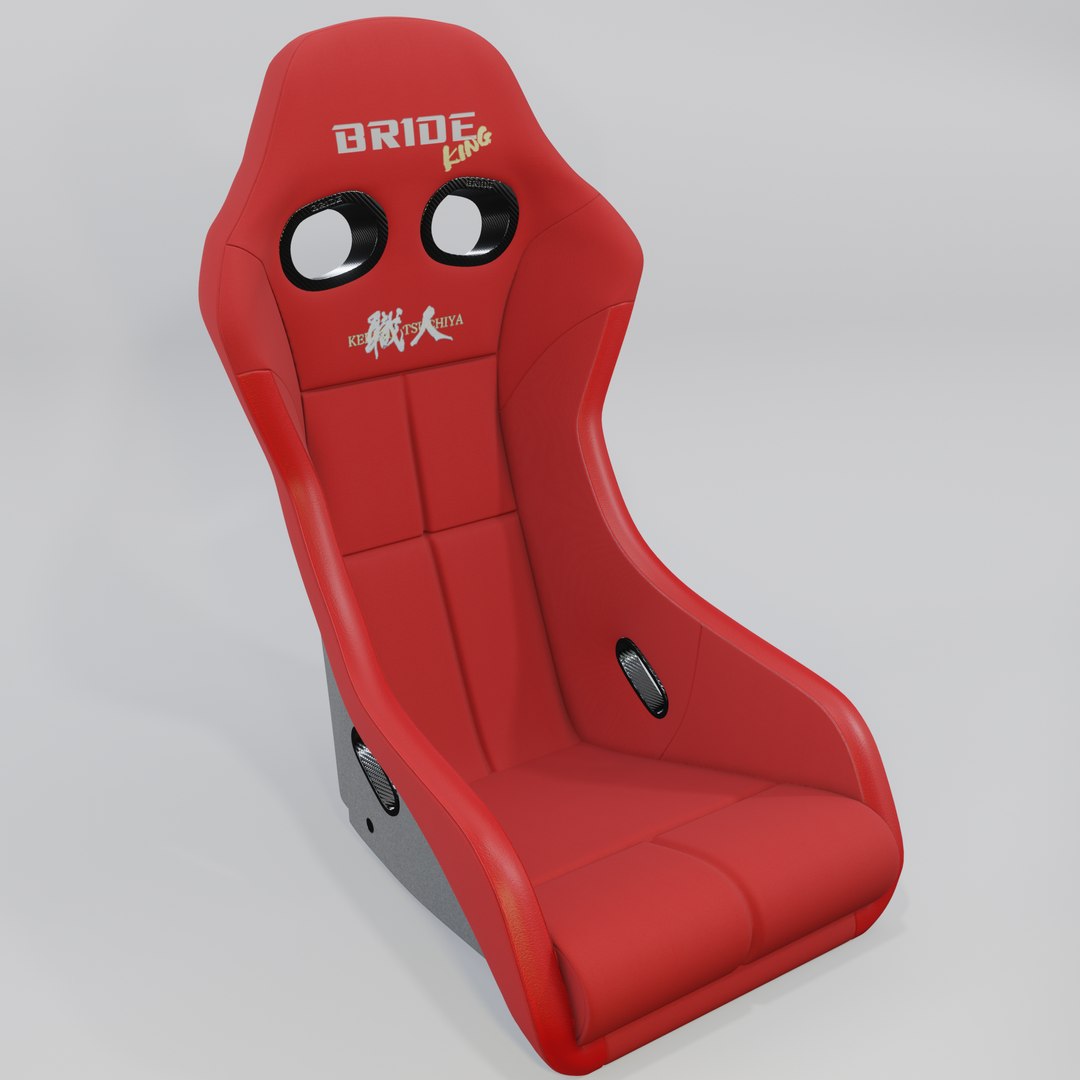3D Model BRIDE ZETA IV King Red Seat - TurboSquid 2084404