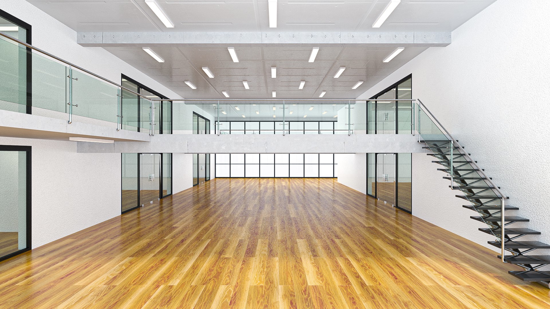 3D Model Offices And Commercial Hall Collection 3 - TurboSquid 2109763