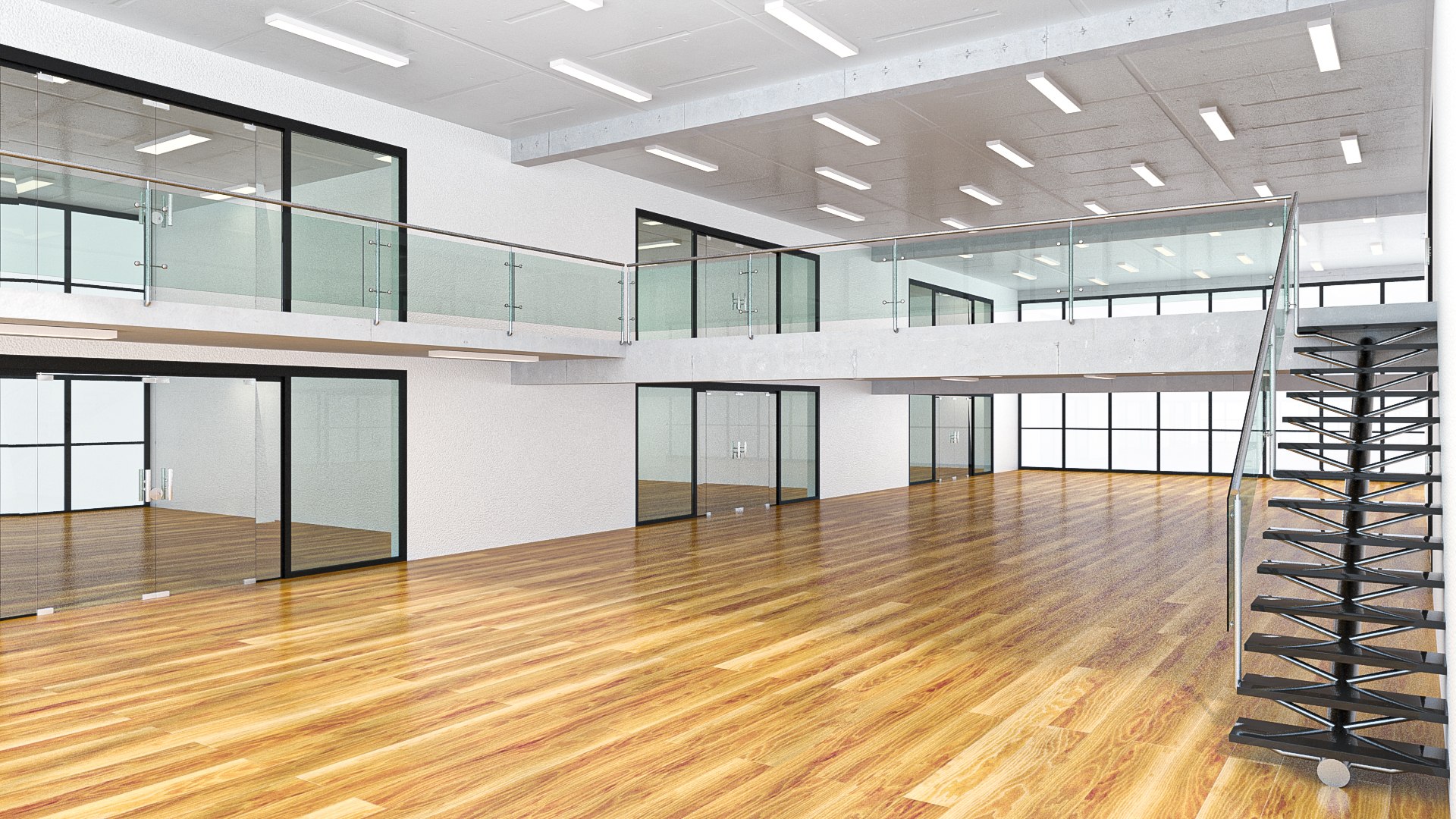 3D Model Offices And Commercial Hall Collection 3 - TurboSquid 2109763