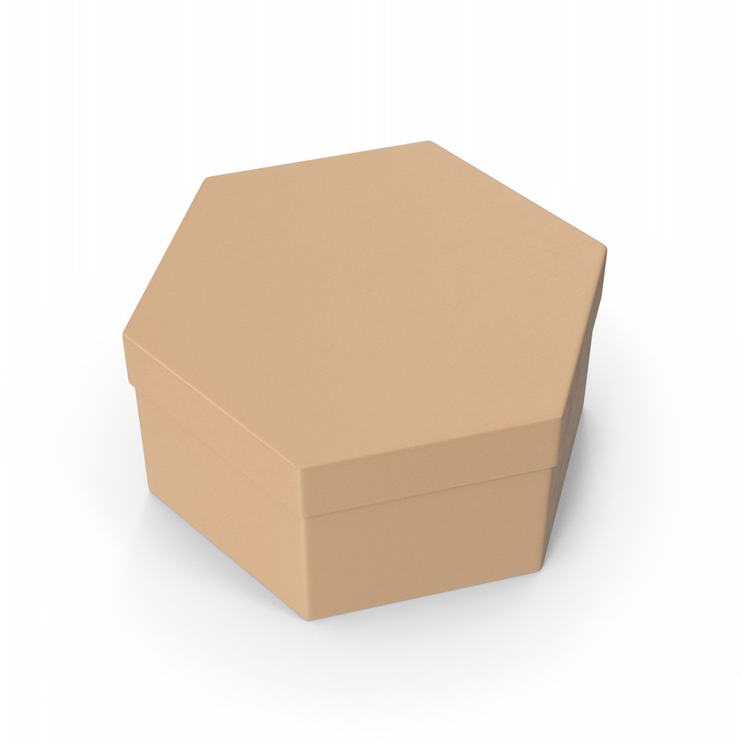 3D Hexagon Box Model - TurboSquid 2081955