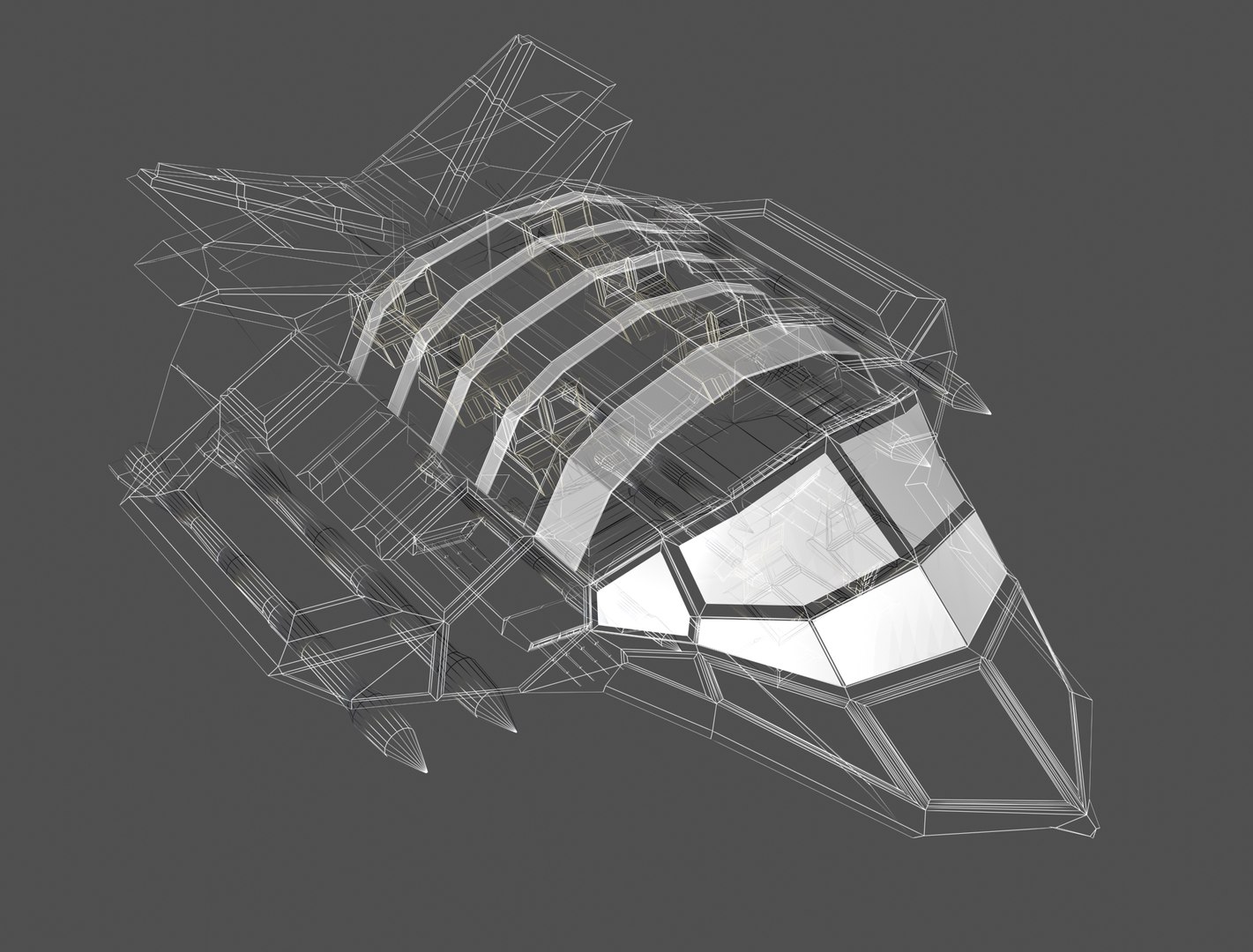 space ship 3d model