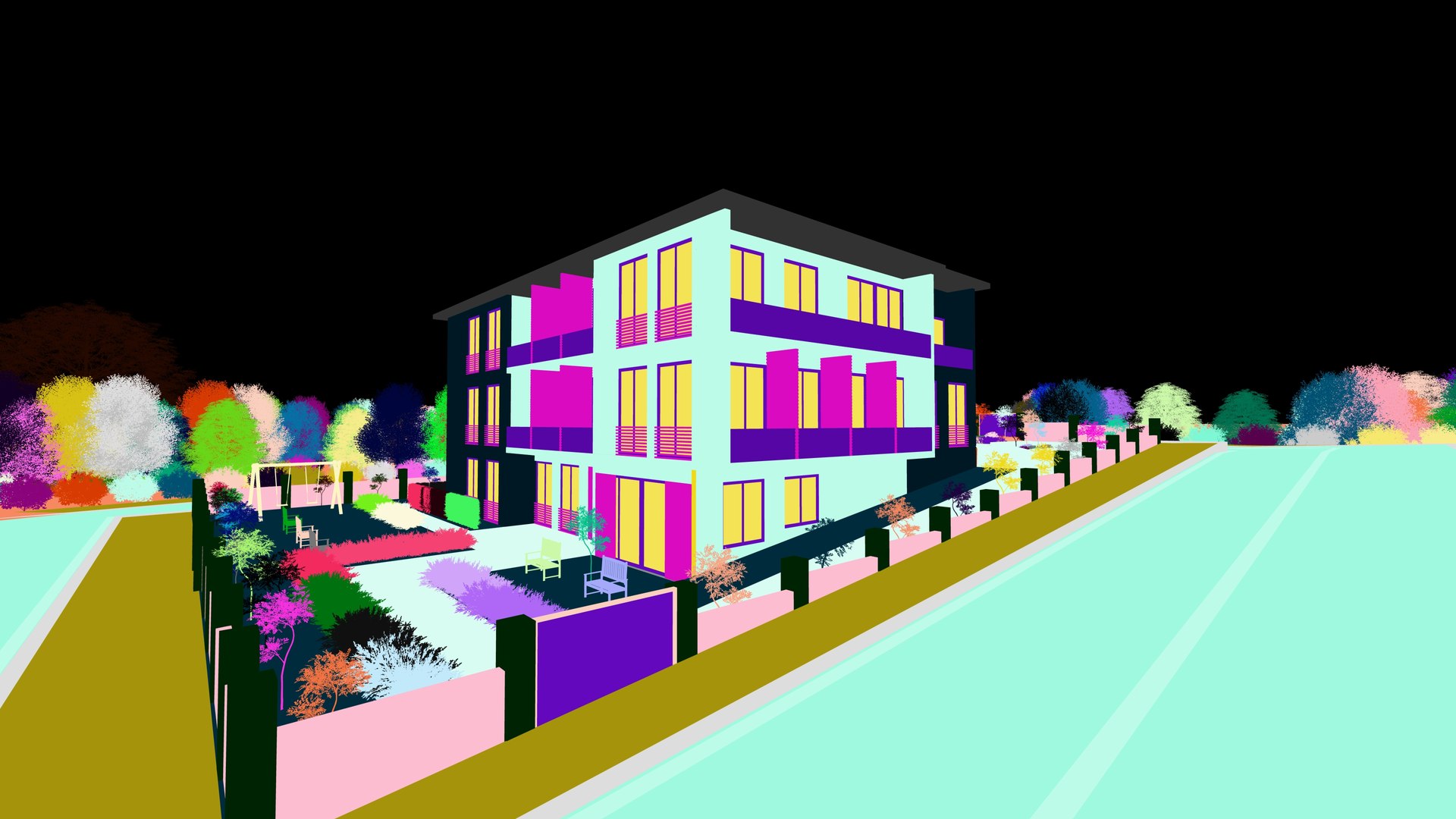 SCHOOL SKETCHUP 3D Model - TurboSquid 1914739