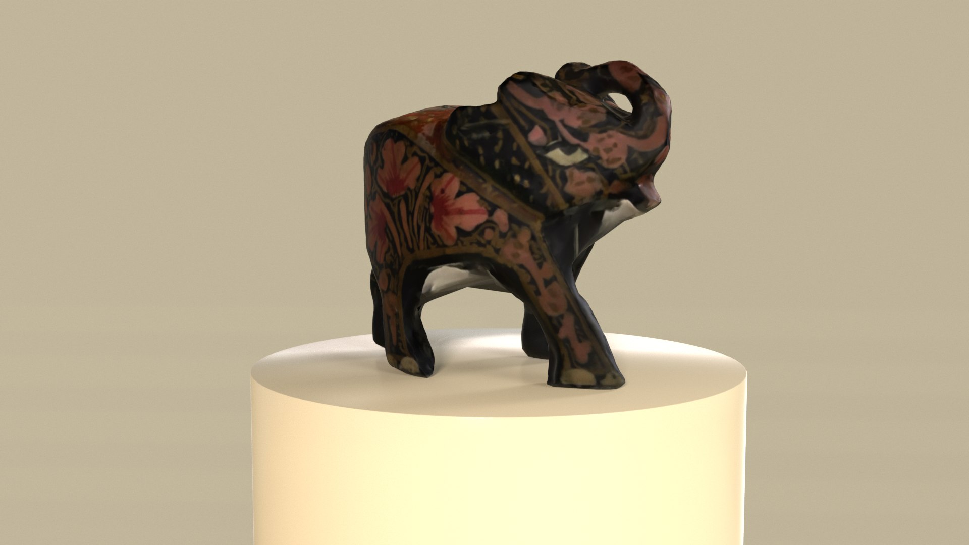 3D Indian Elephant Statue - TurboSquid 2237103