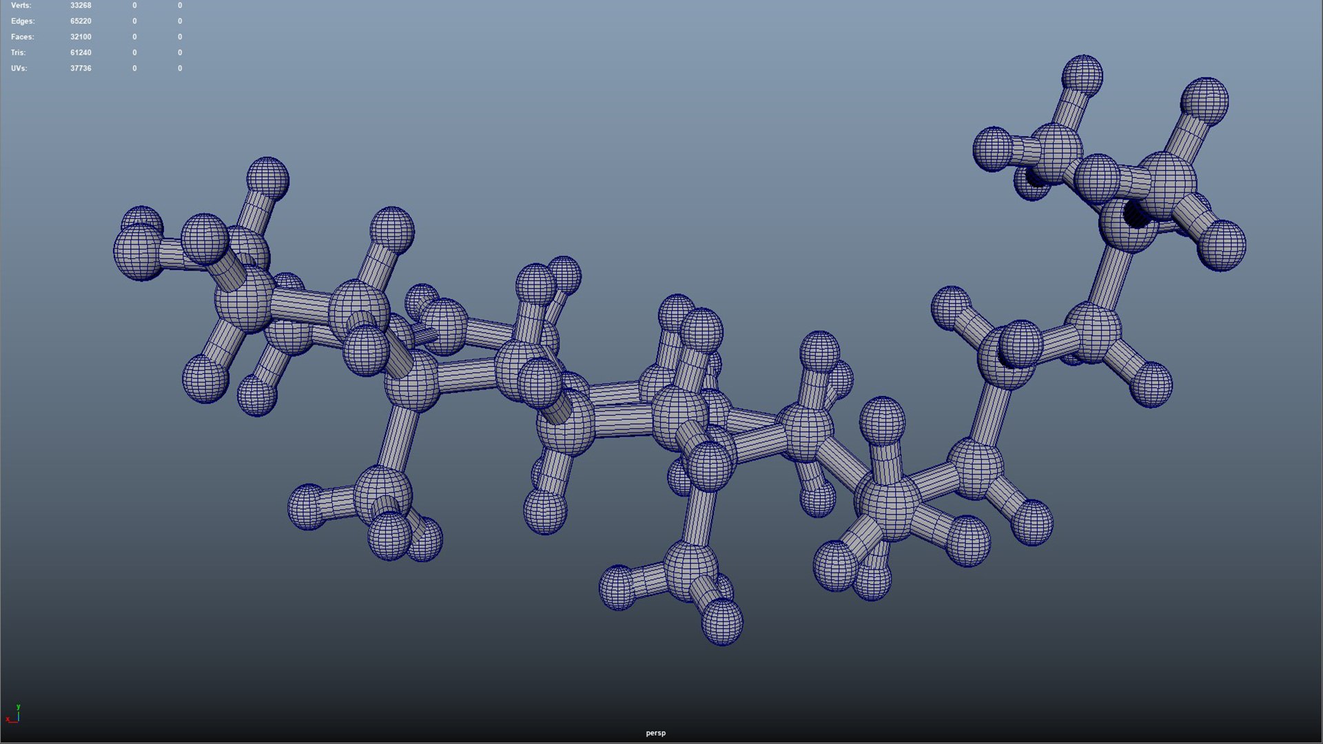 Cholesterol Structure 3D - TurboSquid 2210463
