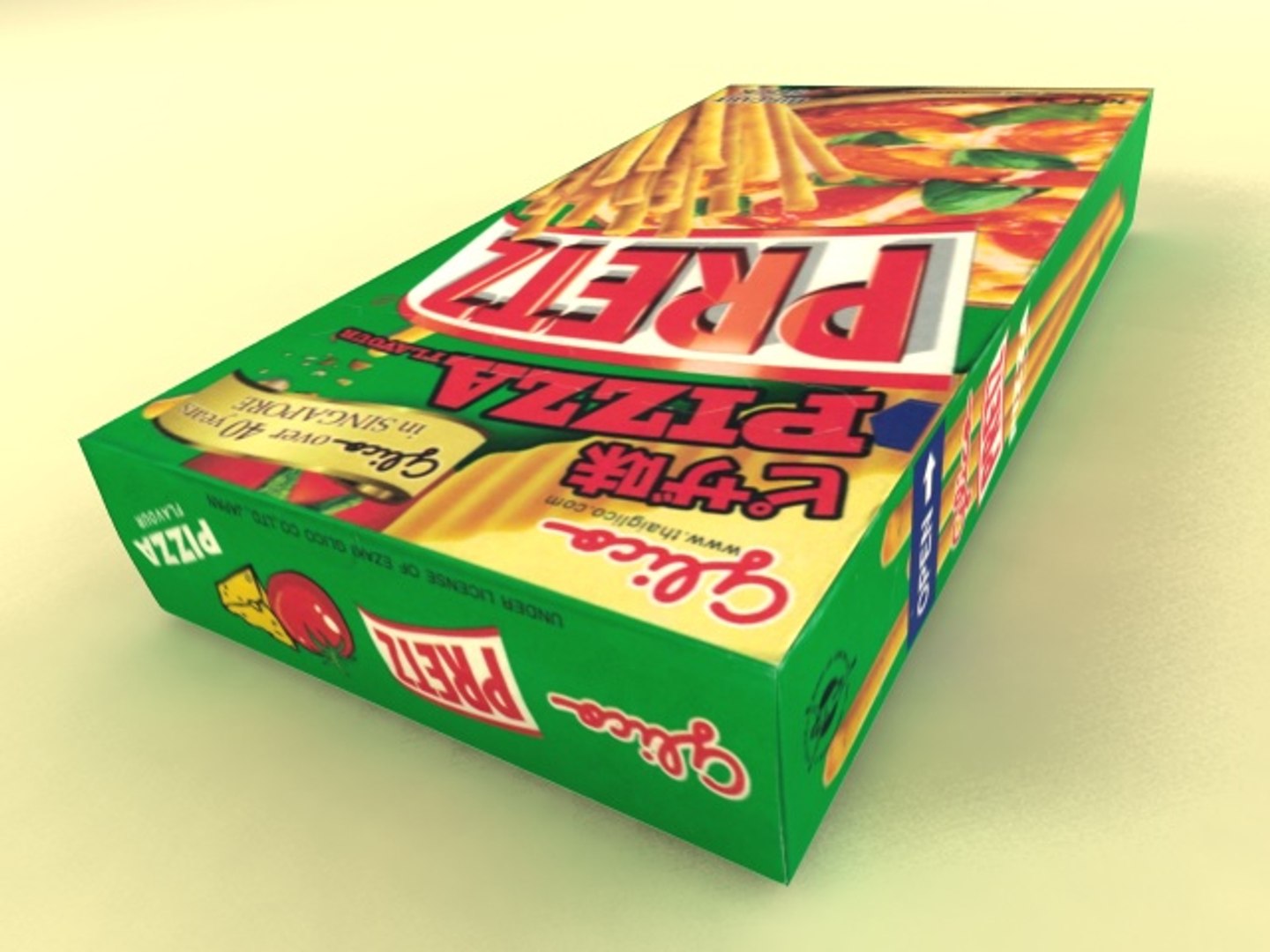 3D glico pretz box model - TurboSquid 1406349