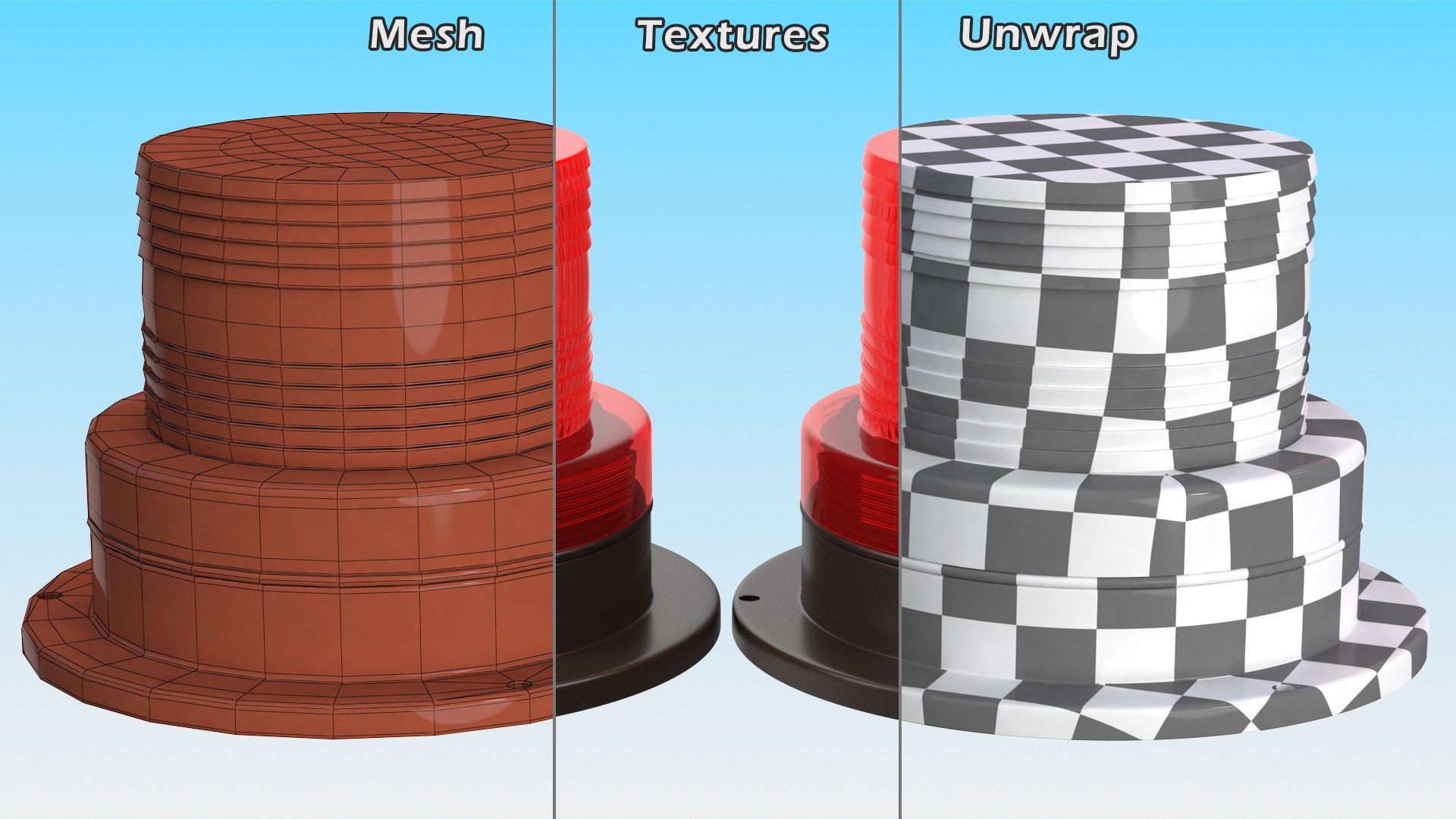 3D model LED Beacon Red - TurboSquid 1872200