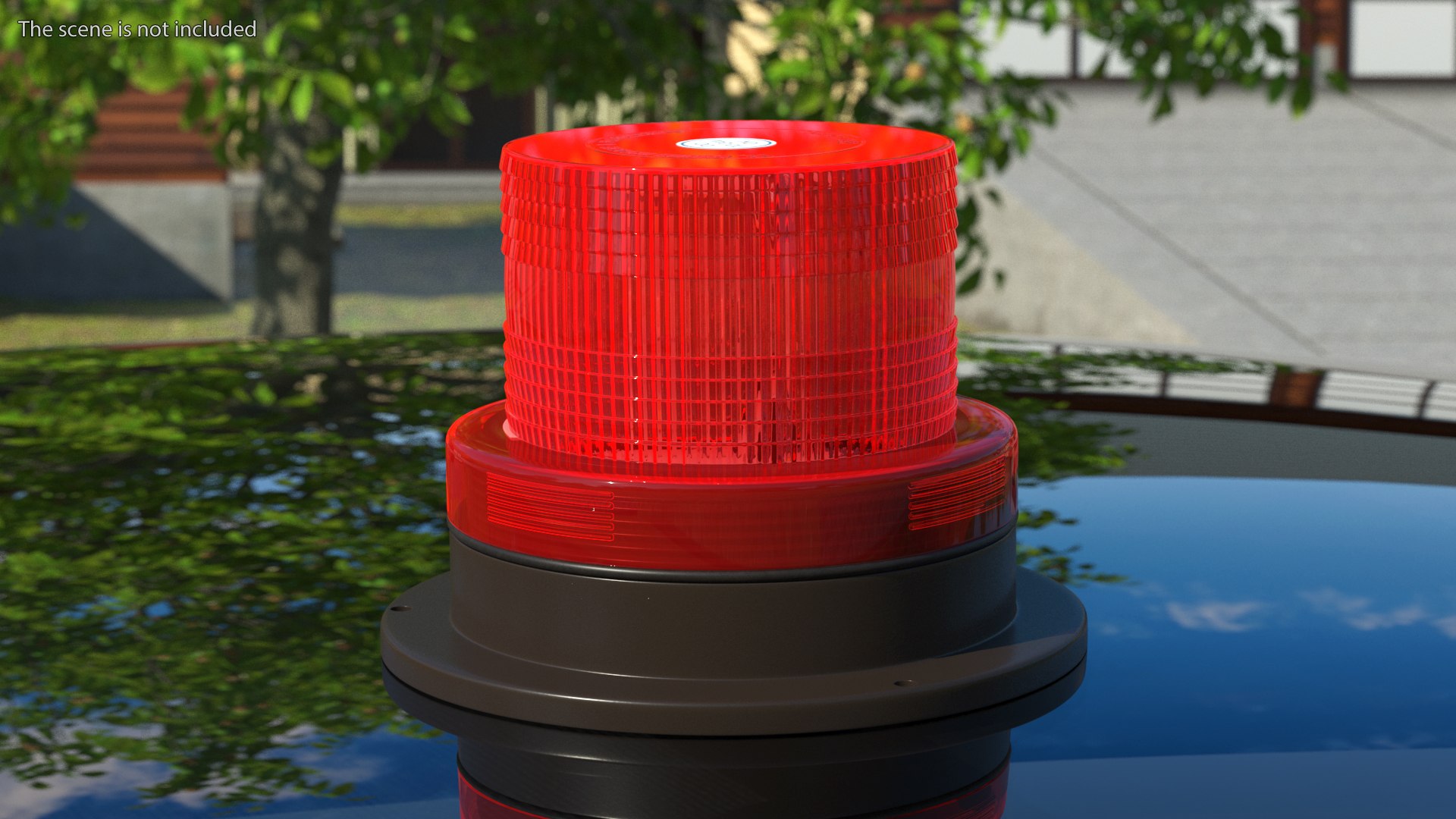3D Model LED Beacon Red - TurboSquid 1872200