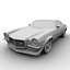 Chevrolet Camaro 1970 3d Model