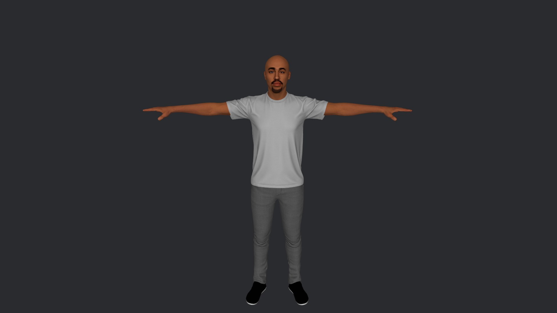 3D Tupac Shakur Hyper Realistic Full Body Fully Rigged 3D Character ...