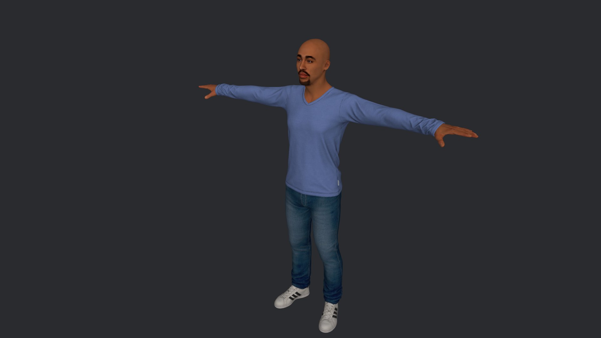 3D Tupac Shakur Hyper Realistic Full Body Fully Rigged 3D Character ...