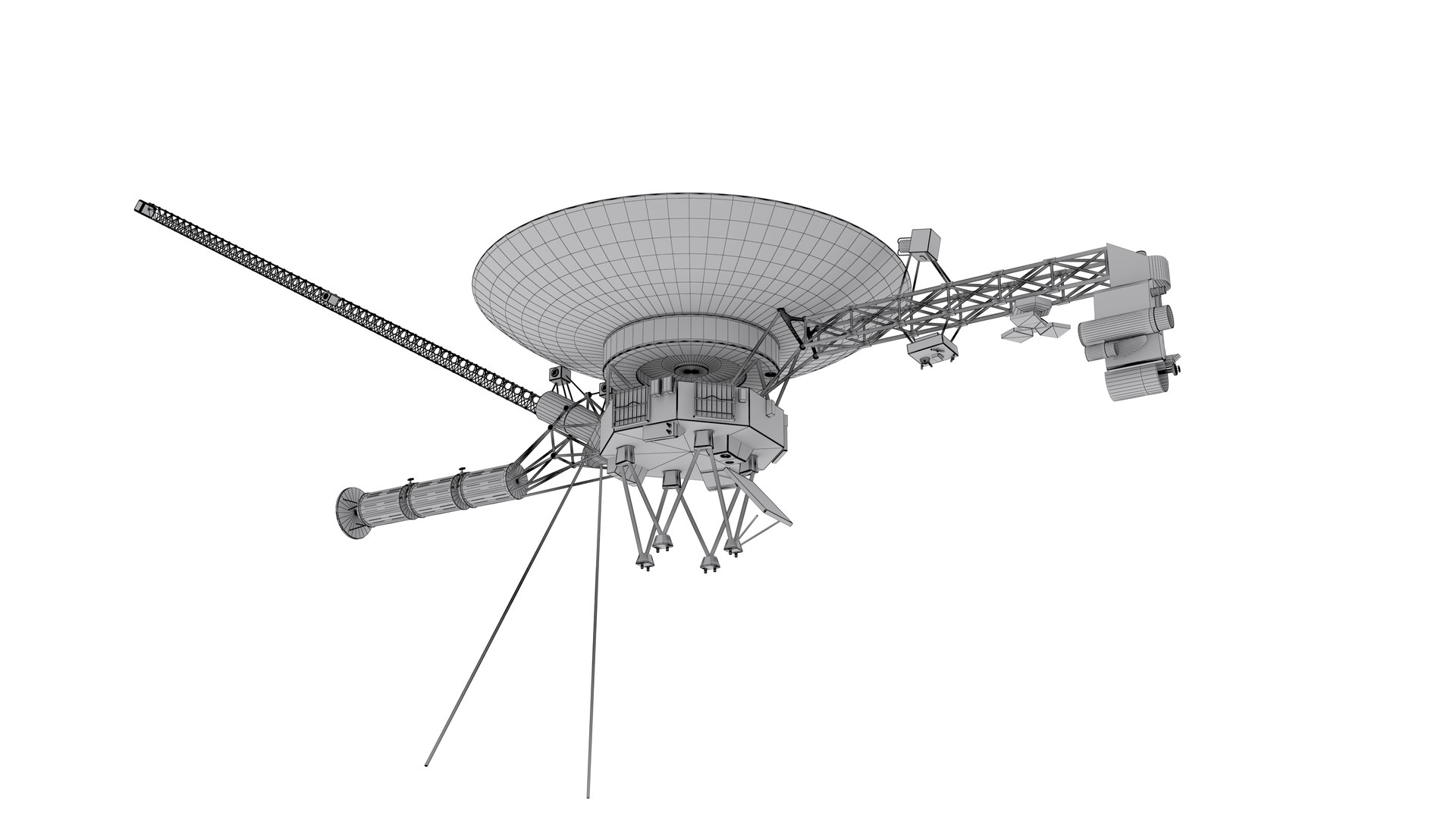 Voyager 1 Model - TurboSquid 2208047